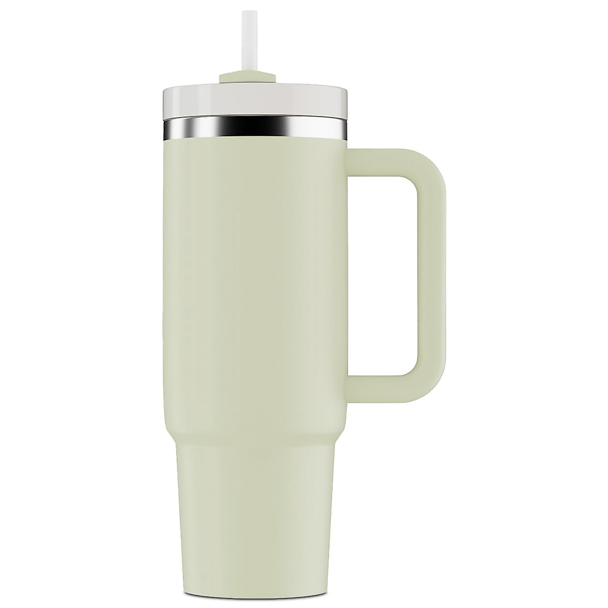 YOUEXPERT 30 oz Tumbler with Handle and Straw, Insulated Tumblers with Lid and Straw, 30oz Stainless Steel Cup Water Bottle Sports Travel Tumblers - Dune