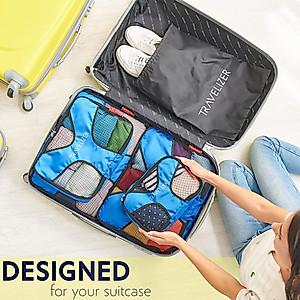 Travelizer - Travel Packing Cubes 5 pcs Luggage Organizer Set for Bag & Suitcase