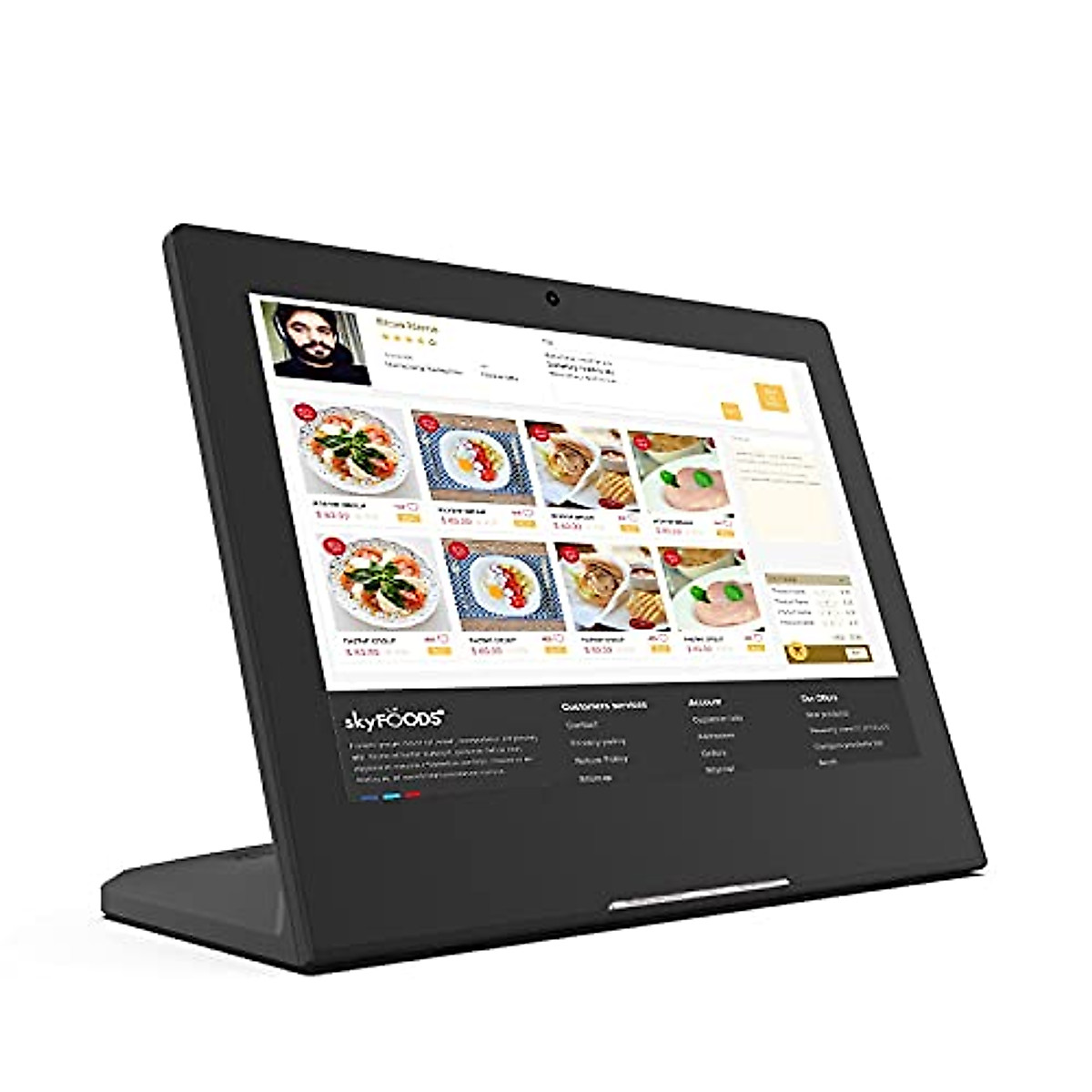 RAYPODO 10.1 inch L Shape Android 8.1 Tablet PC with RK3288 Chipset