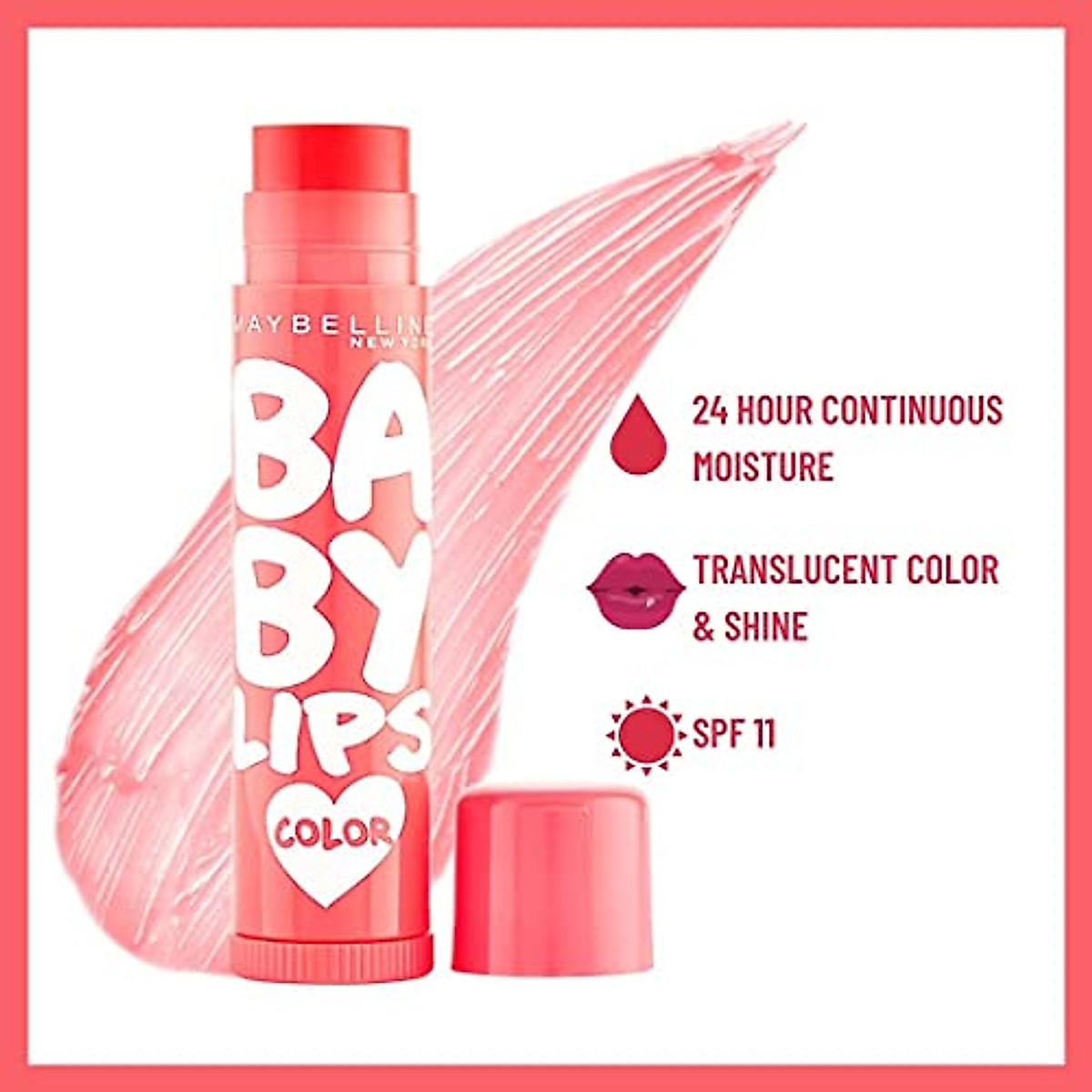 Maybelline Baby Lips Color SPF 16 Lip Balm 4.5g (Cherry Kiss)