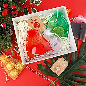 Organza Bags, 50 Pcs White Organza Bags, Small Mesh Bags Drawstring, Jewelry Bags Drawstring, Mesh Gift Bags, Sachet Bags Empty, Wedding Favor Bags for Baptism Party Favor Christmas Baby Shower(4x4.7)