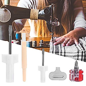 Sewing Machine Repair Kit 5Pcs/Set Sewing Screwdriver Thread Removal Tool Household Sewing Machine Repair Accessories for Sewing Machines needle Plate Repair Accessories