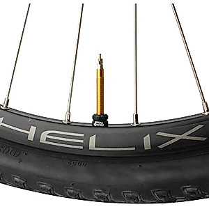 BESSTUUP Bicyle Inner Tube/Vacuum Tire Presta Valve Nut, Mountain Road Bikes Accessories Cycling Parts - Variors Colors for Choose - Black