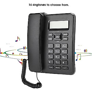 [Corded] Classic Design Landline Telephone for Home and Office - Reliable Desk with Wired Connection - Ideal Business for Clear Communication