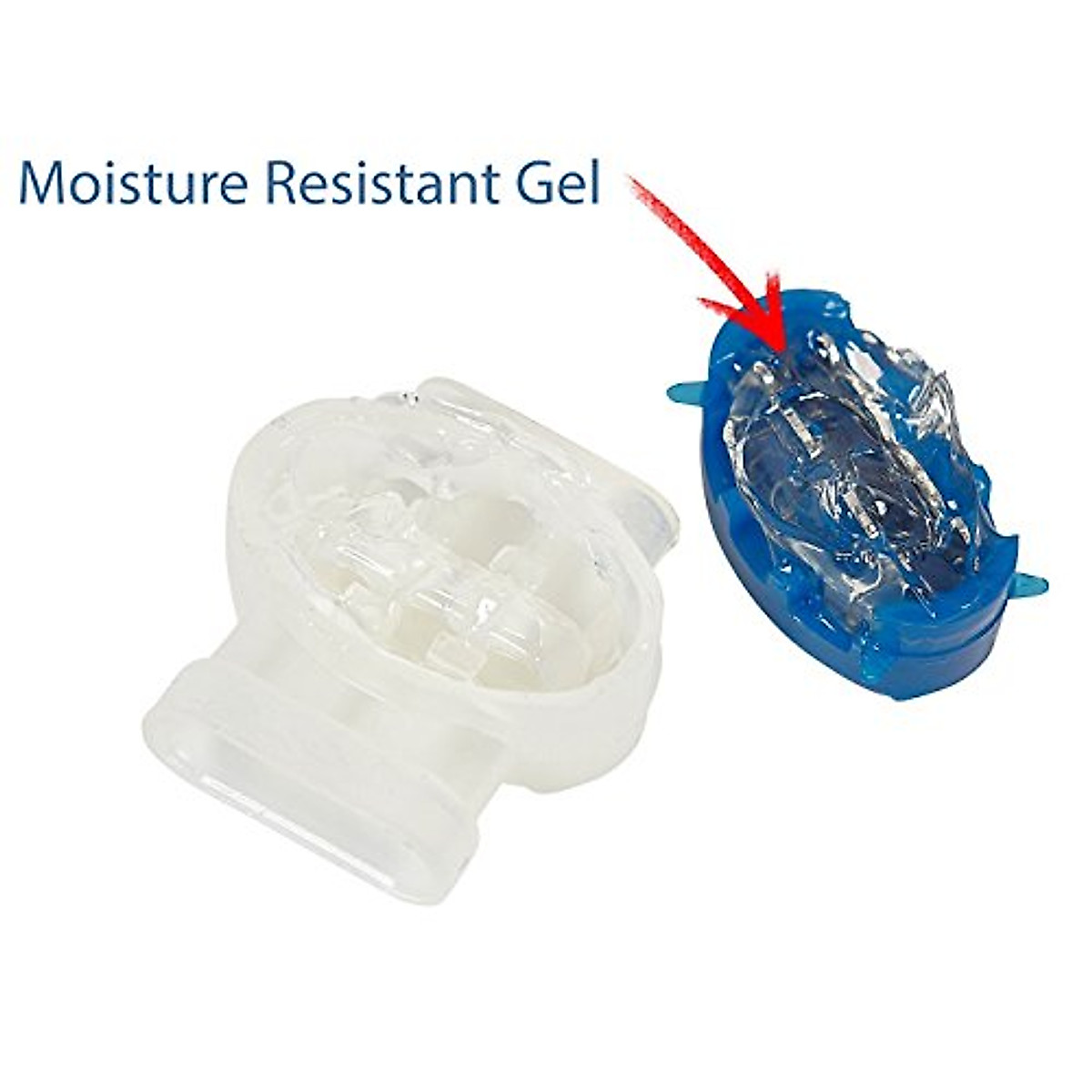 3 Wire Connectors, ConnectOzo Electrical IDC 314-BOX - Box Self-Stripping Pigtail Connectors, Moisture Resistant & Flame Retardant, 600V Nylon Insulated Connectors for 22-14 AWG Cables (25)