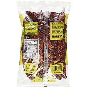Swad Whole Red Dried Chillies 3.5oz., 100 Grams/ Indian Groceries