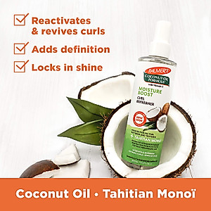 Palmer's Coconut Oil Formula Moisture Boost Curl Refresher Spray, 8.5 Ounce