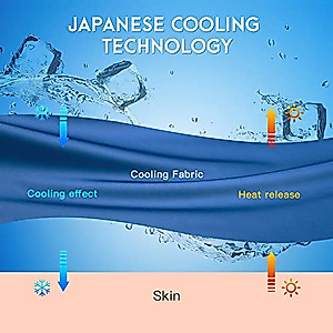 AmyHomie Cooling Blanket, Cooing Throw Blankets with Double Sided Cold Effect, Summer Breathable Lightweight Blankets for Hot Sleepers and Night Sweats, Transfers Heat to Keep You Cool, 50×70in