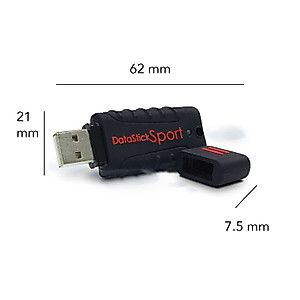 Centon Electronics DataStick Sport USB 2.0 Flash Drive, Waterproof USB Drive, Shock-Resistant Silicon Case, Versatile USB Stick, 4 GB Storage Capacity, Red, Pack of 10