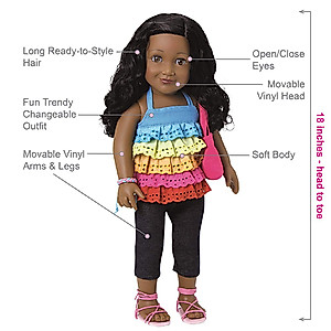 Adora Amazing Girls18 Play Doll, Jada (Amazon Exclusive)