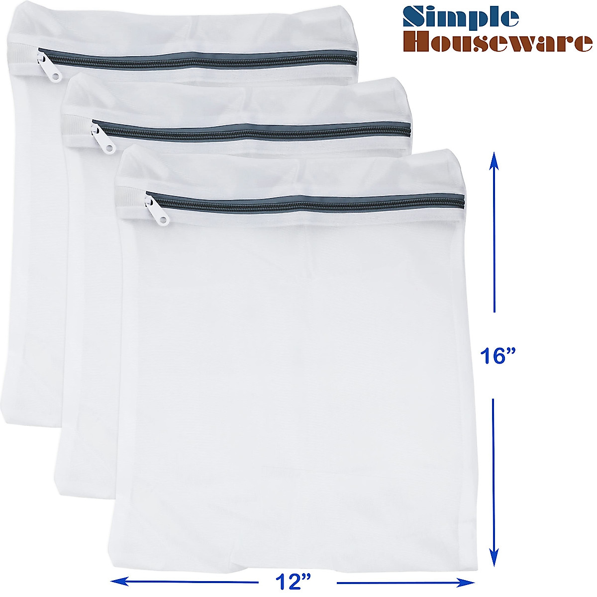 Simple Houseware Laundry Bra Lingerie Mesh Wash Bag (3 Medium)