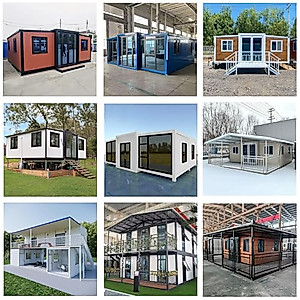 20ft Mobile Folding Expandable Container House Extendable Cabin Container House Container Home Materials