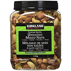 Kirkland Signature Extra Fancy Unsalted Mixed Nuts 2.5 (LB)