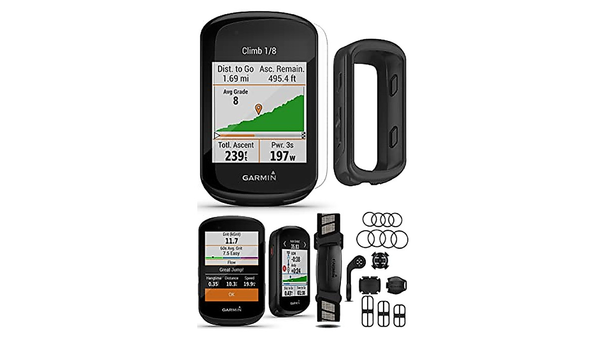 Garmin Edge 530 GPS Bike Computer & Sensor Bundle for Cyclists