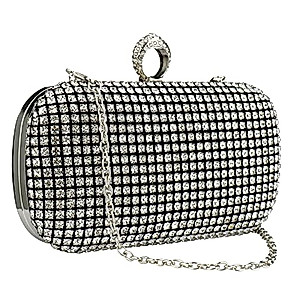 Gets Clutch Purse for Women Rhinestone Evening Clutch Purses for Wedding Bridal Party with Chain Crossbody Bags