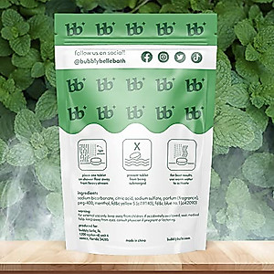 Bubbly Belle Shower Steamers - 15 Pack - Mint Scented Aromatherapy Shower Bombs for Women and Men