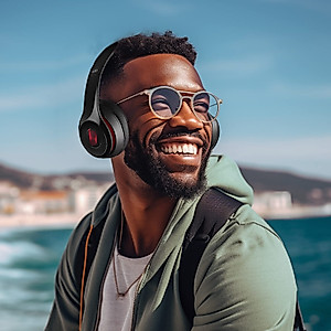 Krone Kalpasmos's Beats Solo 3 Earpads Replacement, Beats Solo 2 Earpad Replacement, Premium Protein Leather Memory Foam with Kits, Superb Comfortable – Black