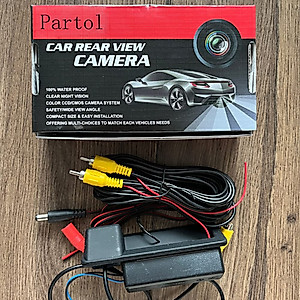Partol HD Colorful CCD Car Rear View Backup Camera Handle Cam for Old BMW E60 E61 E70 E71 E72 E82 E88 E84 E90 E91 E92 E93 BMW 1 3 5 X5 BMW 3 Series 5 Series BMW X1 X5 X6 320i 335i