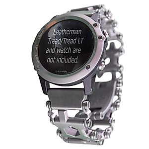 BestTechTool watch adapter compatible with LEATHERMAN TREAD and compatible with GARMIN watch (D2 Delta PX/tactix Delta, Stainless Steel, TREAD)