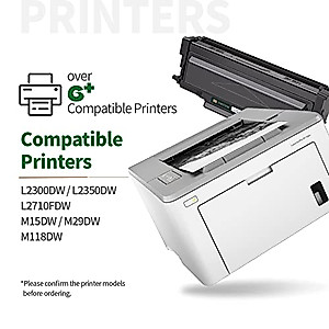 JINTUM Compatible TL-660 Toner Cartridge Replacement for Pantum TL-660 TL-630 Work with DL730 for Pantum L2300DW L2350DW L2710FDW M15DW M29DW M118DW Series Printer (1 Black)