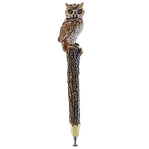 Planet Pens Owl Novelty Pen - Cute Fun & Unique Kids & Adults Office Supplies Ballpoint Pen, Colorful Forest Bird Writing Pen Instrument For Cool Stationery School & Office Desk Decor Accessories