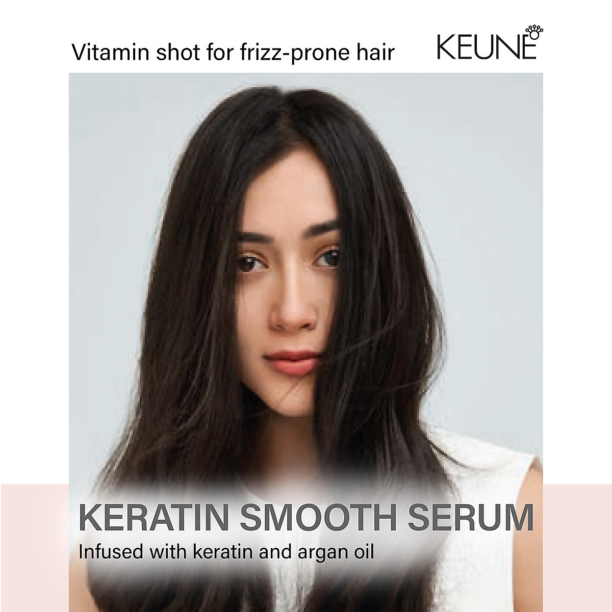 Keune Care Keratin Smooth Serum, Nourishing & Frizz-Control Treatment for Smoother Hair, 0.8 Fl Oz