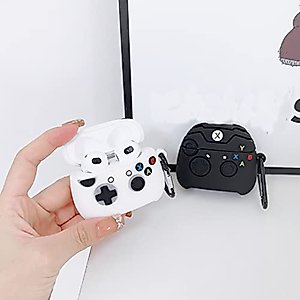 【2 Pack】 Aerymli 3D Game Controller Case for Airpods 3rd Case,3D Cool Airpod 3rd Case,3D Cute Kawaii Cool Unique Game Controller Shape Kids Teens Boys Men Soft Case for Airpods 3rd Gen 2021 Case