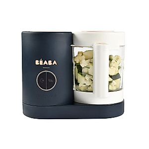 BEABA Babycook Neo Baby Food Maker | Non-Toxic Glass & Stainless Steel | Trusted by Celebrity Moms | Sustainable Baby Food Processor | Global Leader | 34 Servings in 20 Mins