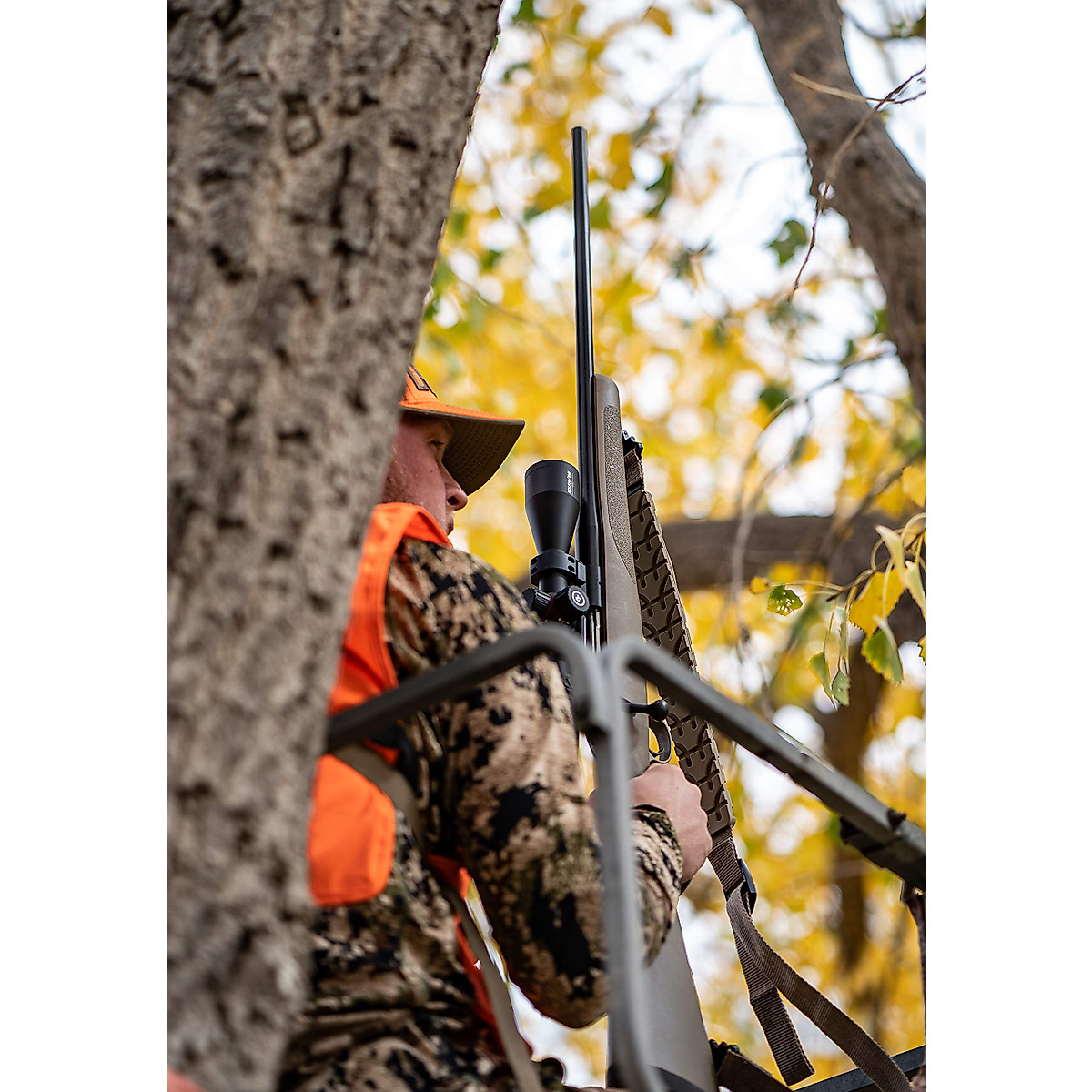 Caldwell Max Grip Slim Sling with Sling Swivel Studs and Adjustable Overmolded Strap for Shooting, Hunting and Range, Flat Dark Earth