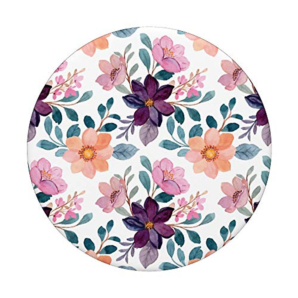 Colorful Watercolor Floral Flower Design PopSockets PopGrip: Swappable Grip for Phones & Tablets