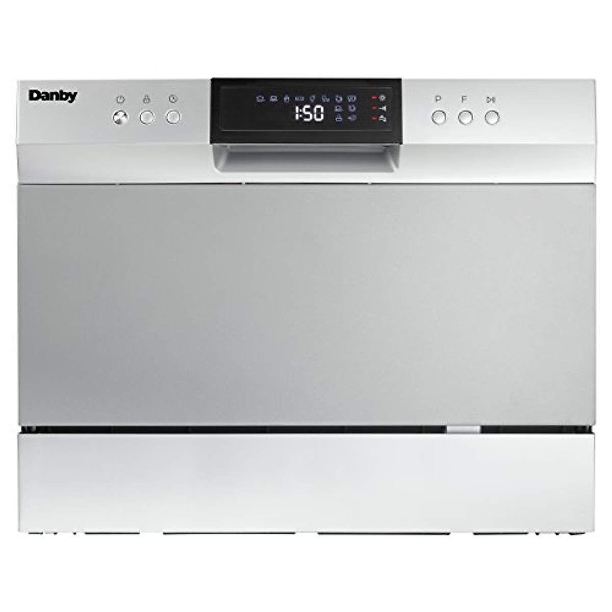Danby DDW631SDB Countertop Dishwasher with 6 place Settings and Silverware Basket, LED Display, Energy Star
