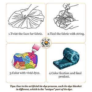 NEWCOSPLAY Super Soft Faux Fur Throw Blanket for Couch Dark Blue Sherpa Fuzzy Plush Warm Blanket for Sofa Bed (Dark Blue, Throw(50"x60"))