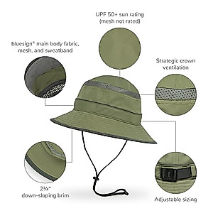 Sunday Afternoons Solar Bucket Hat, Cream, Medium