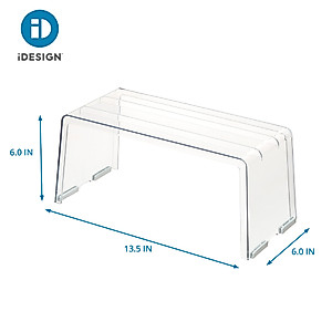 iDesign Narrow Riser, Clear