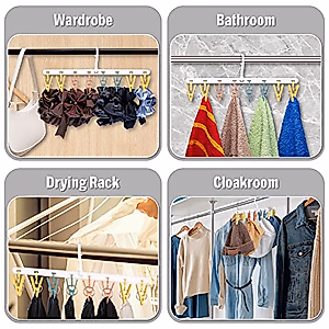 Mytium Hat Holder,3 Pack Hat Organizer for Baseball Caps Trucker Hat Racks with 24 Clips Modern Style Hat Hangers for Closet Holds Up To 24 Caps,Fits All Women & Men Caps