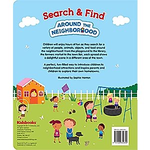 Search & Find: Around the Neighborhood - Search for People, Animals, Objects, Food, and More, Ages 2 and Up - Part of the Search & Find Series