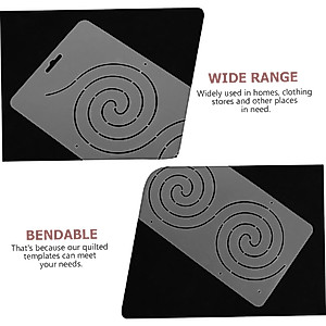 TEHAUX Quilting Stencils Grid Patchwork Quilting Tools Stencils for Quilting Patchwork Tool Quilting Quilting Stencil Ruler Sewing Template Ruler