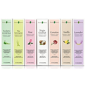 Rose Linen and Room Spray, Natural Pillow Spray Made with Pure Rose Essential Oils, Relaxing Home Fragrance or Toilet Spray, Rose Water Spray