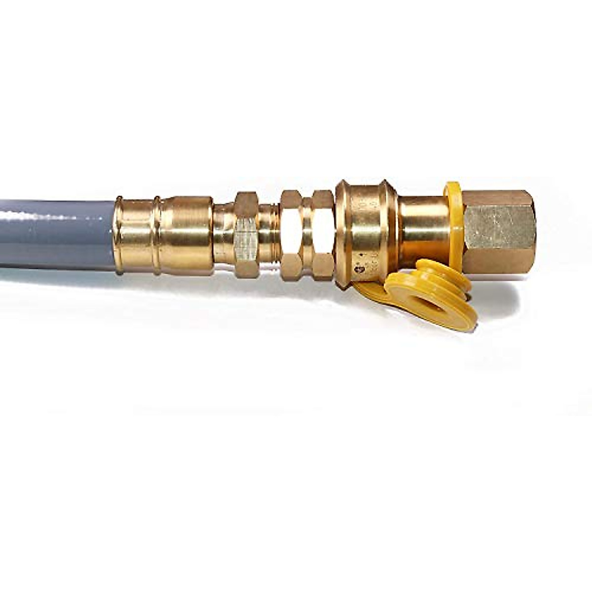 DOZYANT 15 Foot 3/4inch ID Natural Gas Hose with Quick Connect/Disconnect Fittings for Generator, Construction Heaters and More NG/Propane Appliance