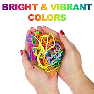 Expressions 48pc Shaped Gummie Bracelets - Bulk Pack Bright Colored Shaped Rubberband Bracelets | Bracelet Rubber Bands Kit, Rubber Bracelets For Kids & Kids Party Favors, Colored Rubber Bands