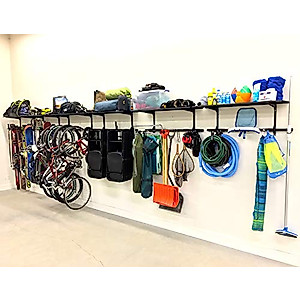 StoreYourBoard Chair Storage Rack and Storage Shelf, Folding and Beach Chair Wall Mount, Home and Garage Hook Hanger System
