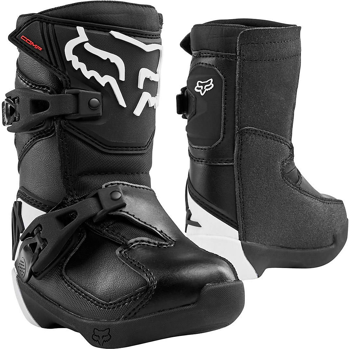 Fox Racing Unisex-Child Youth COMP Motocross Boot,Black,Little Kid 12