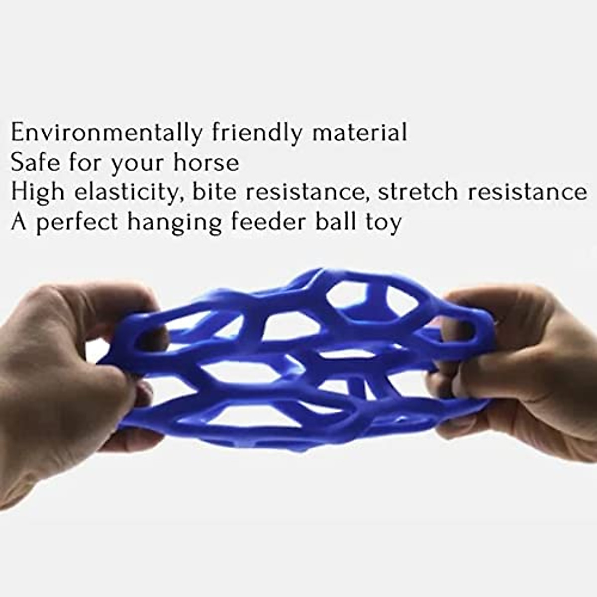 FROATS 3 Pcs Horse Treat Ball Feeder Toy, Goat Horse Hay Ball Horse Toys, Silicone Goat Feeder Hanging Feeding Toy for Horse Goat Sheep Relieve Stress