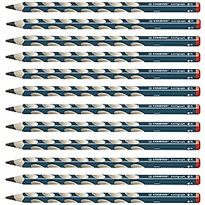 Handwriting Pencil - STABILO EASYgraph HB Petrol Right Handed Box of 12