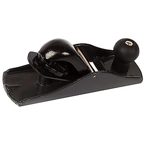 WORKPRO W052001 Block Plane, 1-9/16 In. Wide Blade, Cast Iron Body, Adjustable Cutting Depth, Black (Singe Pack)