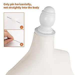 Beige Female Dress Form Mannequin with Pinnable Torso Body Adjustable Tripod Stand Dress Jewelry Display