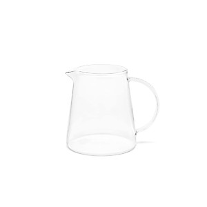 Tea Forte Tea Over Ice Steeping Tea Pitcher Set of Two, 12oz Glass Ice Tea Pitcher and 24 oz Pitcher for Perfect Flash Chilled Ice Tea, Dishwasher Safe