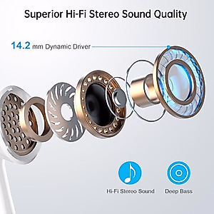 Wireless Earbuds, Bluetooth 5.3 Earbuds Hi-Fi Stereo, 3g Bluetooth Headphones in Ear with 4 ENC Mic, 48Hrs USB-C LED Mini Charging Case Ear buds, IP7 Waterproof Sport Earphones for Android iOS [2023]