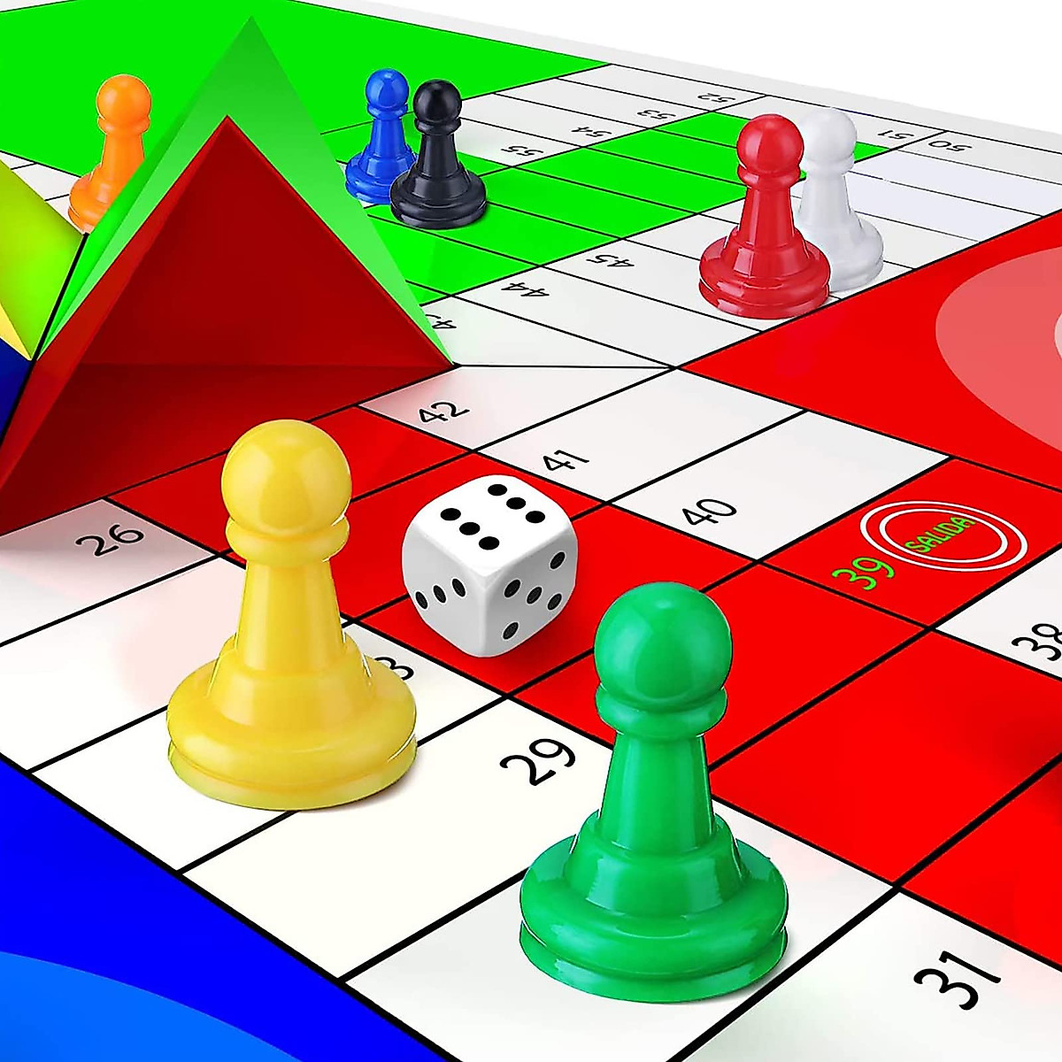 96 Pieces Board Game Pieces Multicolor Plastic Pawn Game Pieces for Board Games, 1 Inch Game Pawns, Tabletop Markers, Arts and Crafts