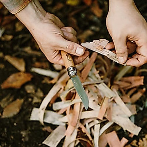 Opinel No.06 Stainless Steel Folding Knife with Beechwood Handle